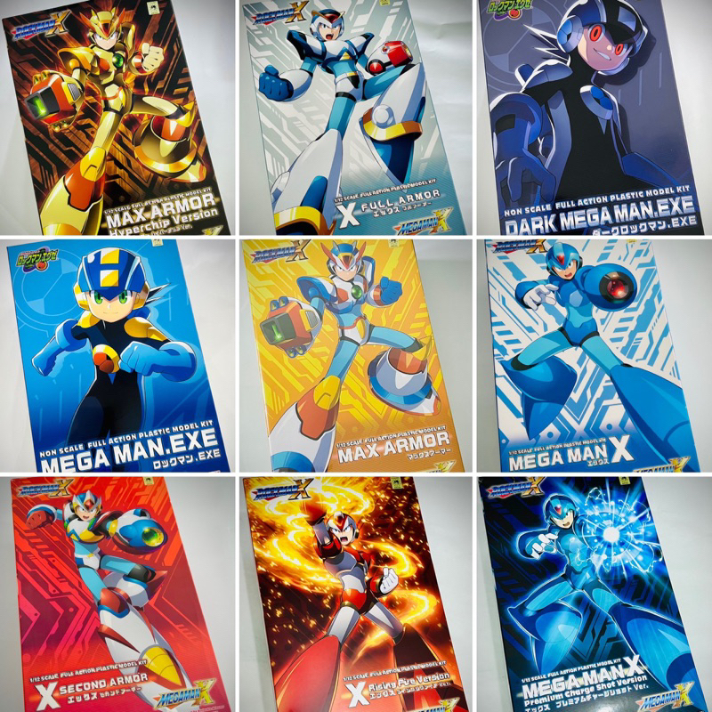 Kotobukiya 1/12 Rock Man/Mega Man X (ChargMax/Falcon/Hyper Chip/Roll ...