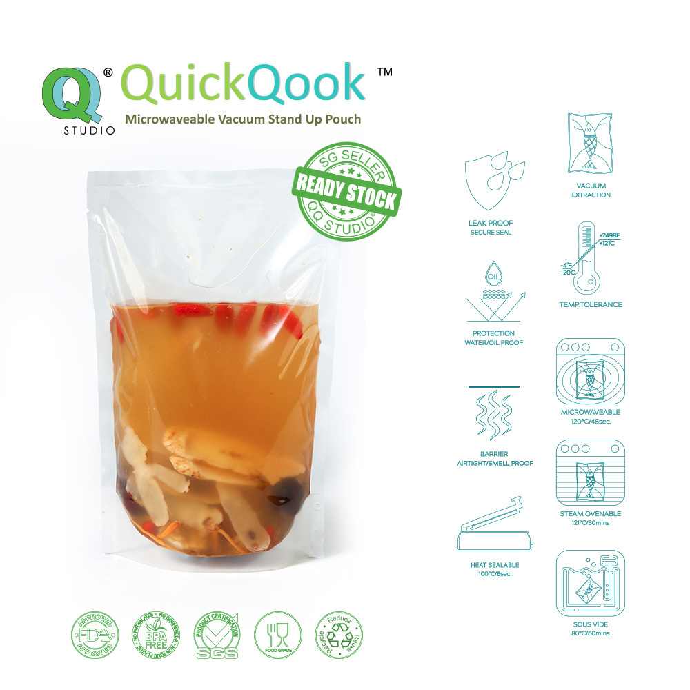 4Customprint® #122 Stand Up Pouch | Retort Pouch | Microwaveable | Soup ...