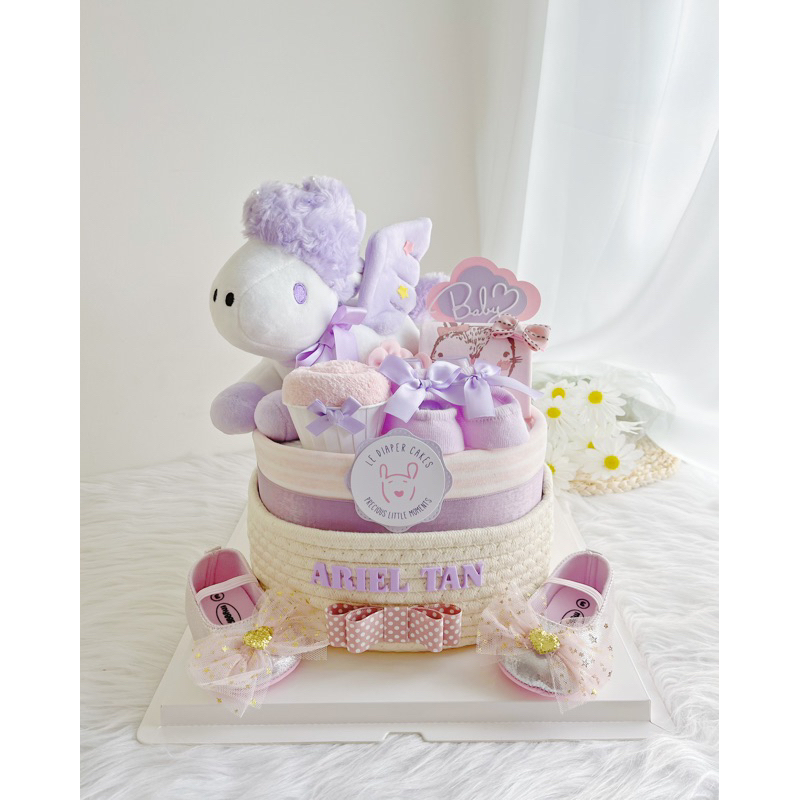 Signature Diaper Cake (S015) Baby Hamper for Newborn, Full Month Party ...