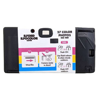 ILFORD ILFOCOLOR RAPID RETRO Disposable Single Use 35mm Film Camera ...