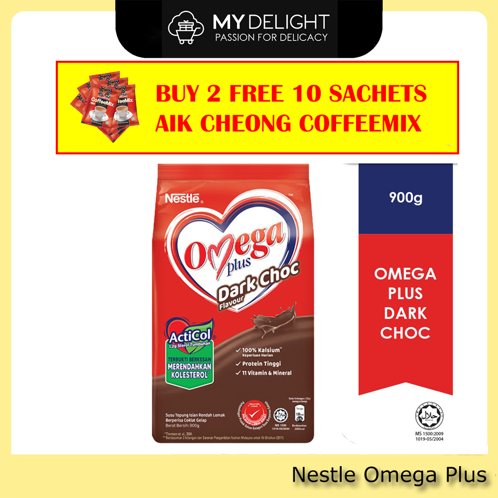 Nestle Omega Plus Milk Powder Dark Chocolate 900G SG Ready Stock ...
