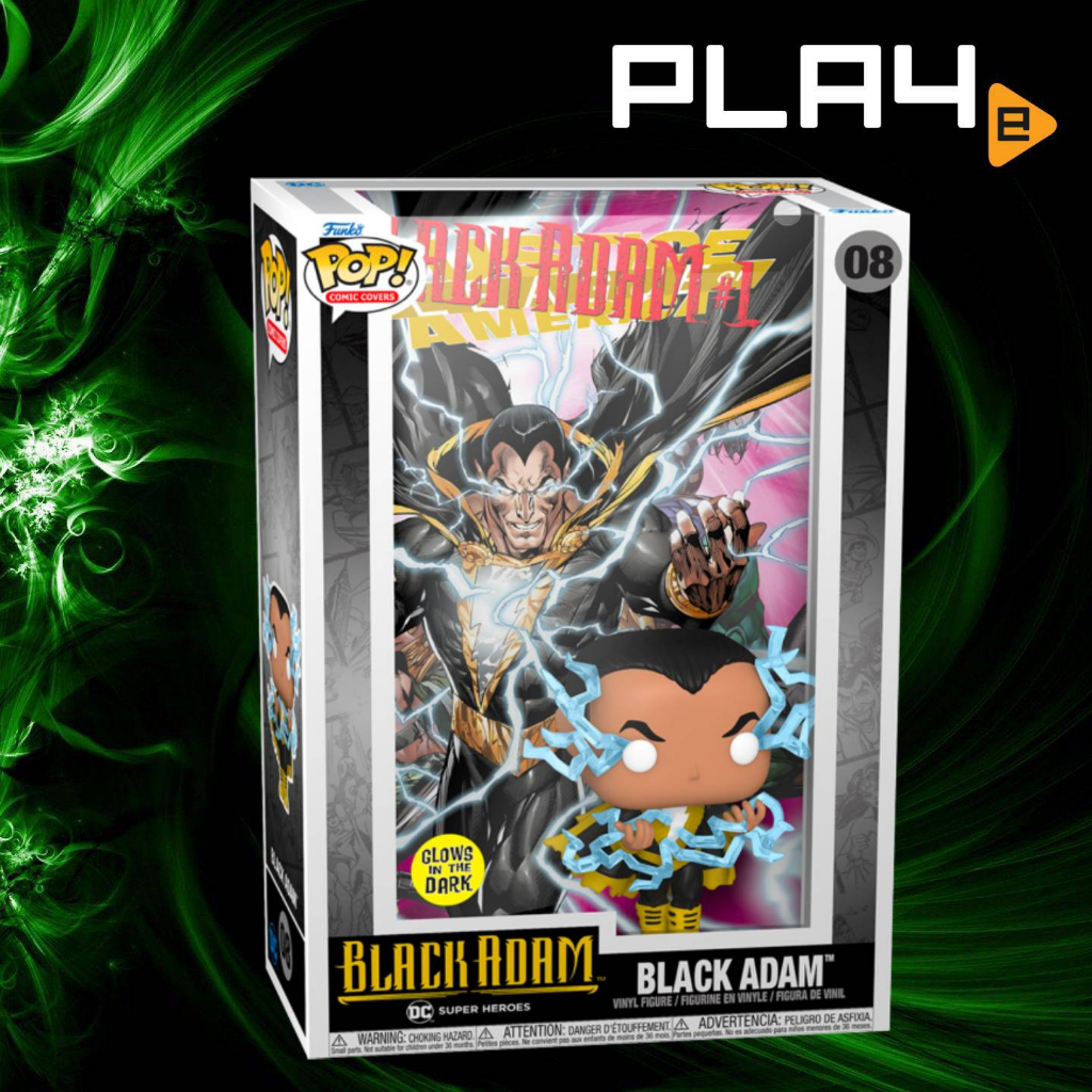 Funko POP! (08) Black Adam Comic Cover Glows In The Dark | Shopee Singapore