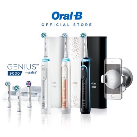 Oral-B Genius 9000 Electric Toothbrush - (Black, Rose Gold, White ...