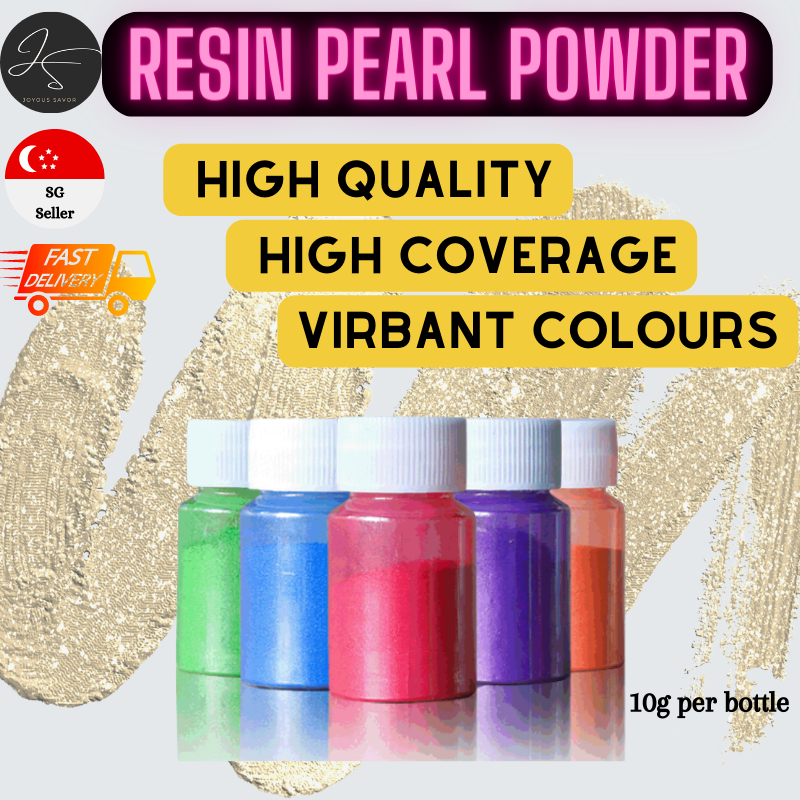 Resin Pearl Powder 10g for Resin Crafts, Slime and DIY Projects [SG ...