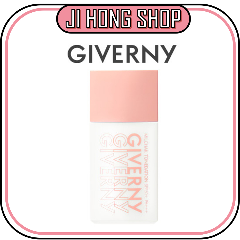 [ GIVERNY ] Milchak Tonedation 30ml (SPF50+) ( Tone-up Base ) | Shopee ...