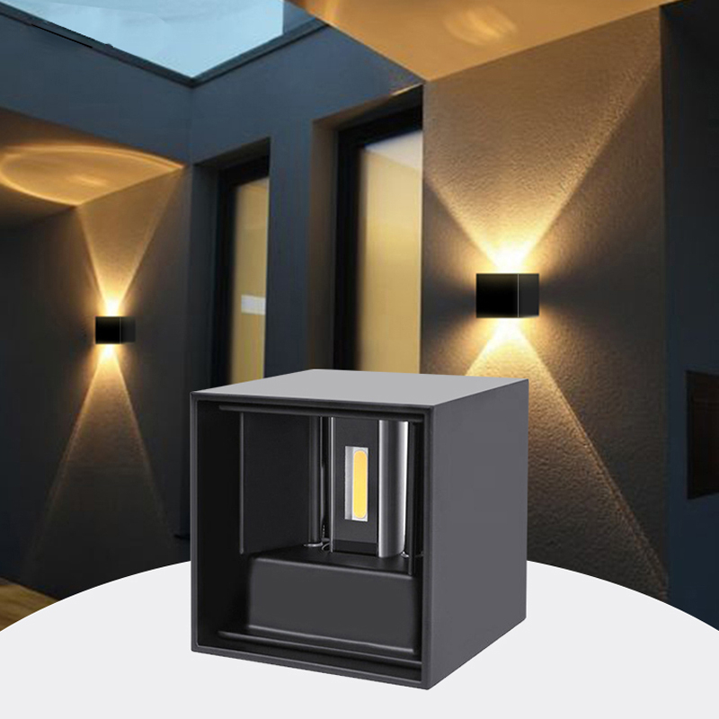 12W Waterproof Surface Mounted LED Wall Light Modern Nordic Indoor Wall ...