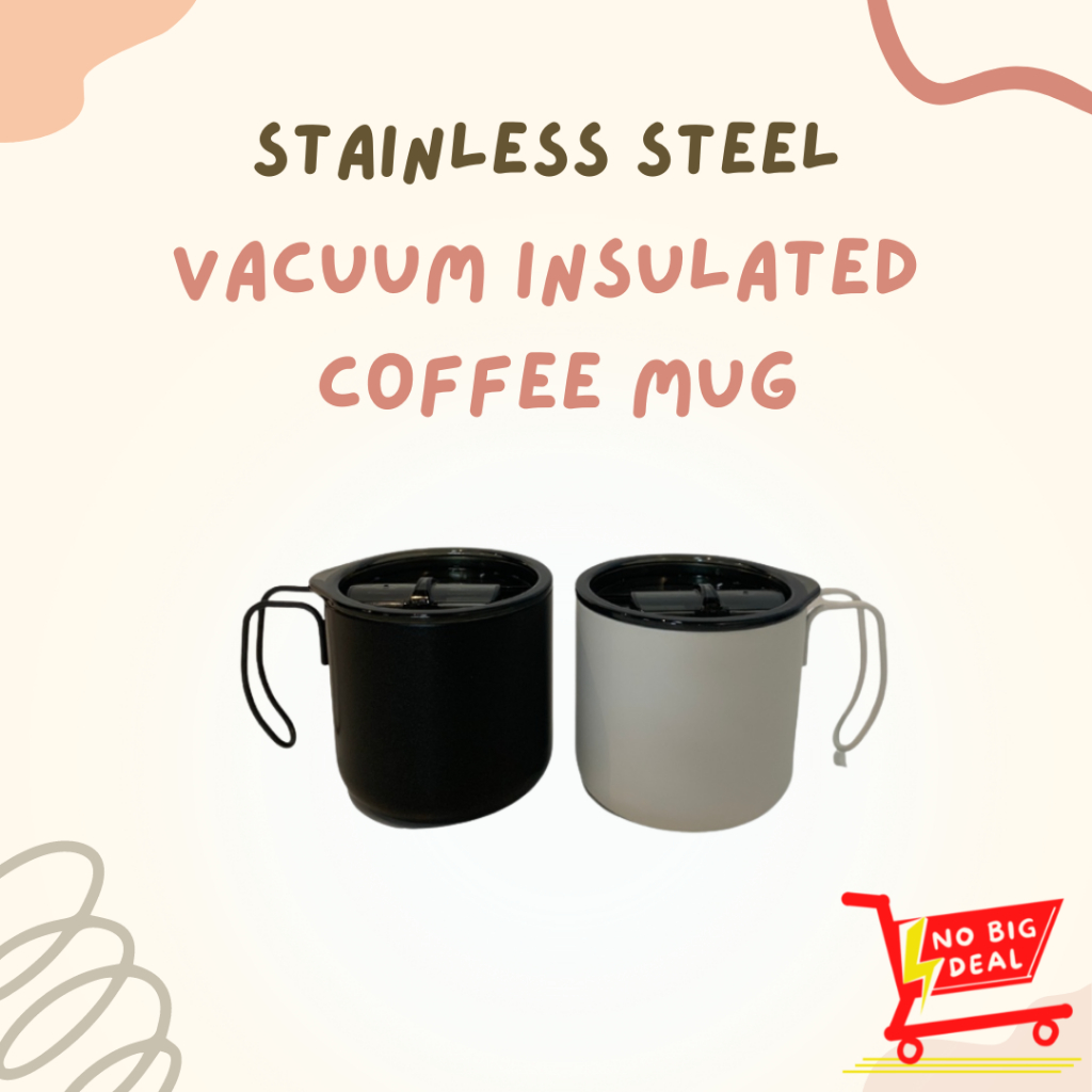 SG Stock | Vacuum Insulated Coffee Mug Stainless Steel Double Wall 350 ...