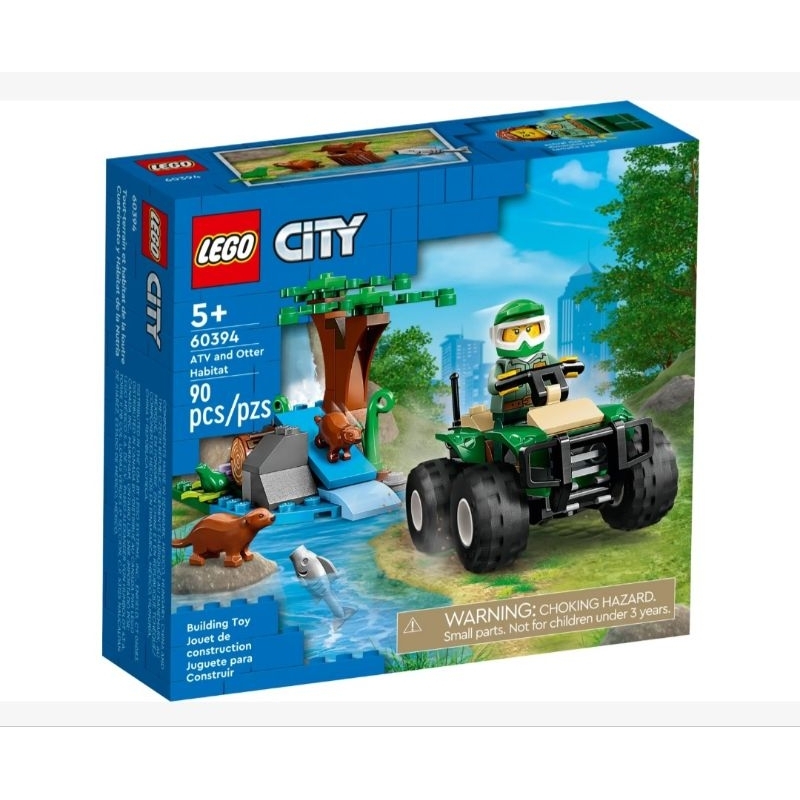 (STT) LEGO® City ATV and Otter Habitat (60394 | Shopee Singapore