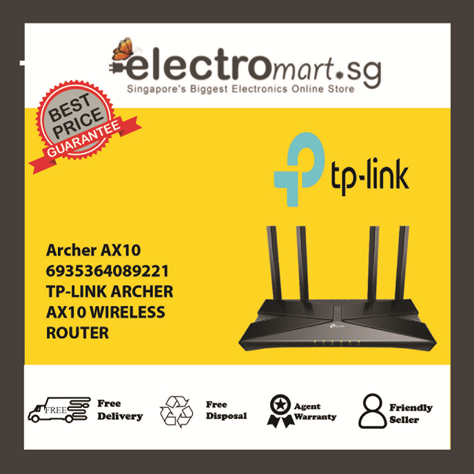 Archer AX10/Archer AX10 AX1500 Wi-Fi 6 Route | Shopee Singapore