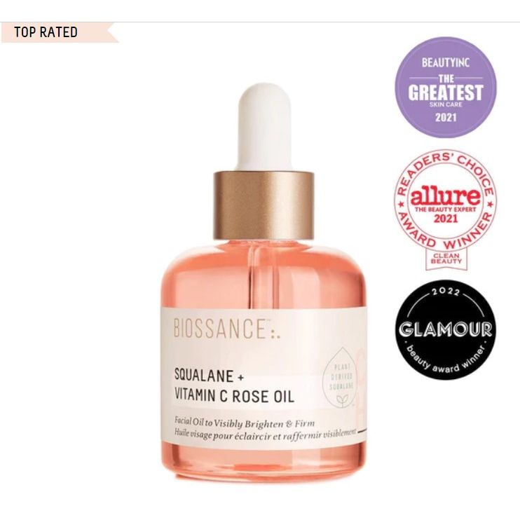 Biossance Squalane + Vitamin C Rose Oil | Shopee Singapore