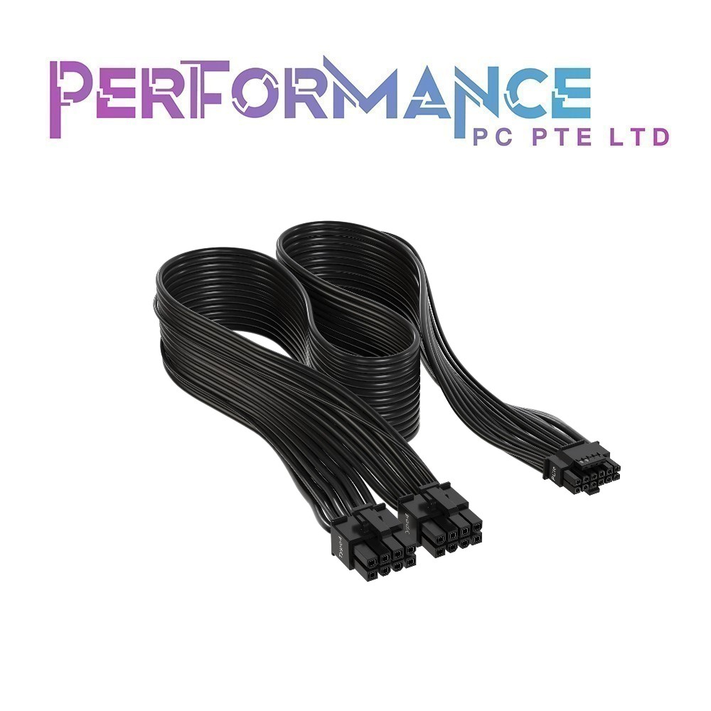 ASUS 600W PCIe 5.0 / Gen 5 12VHPWR Type-4 12 Pin to 2x8 Pin PSU Power ...