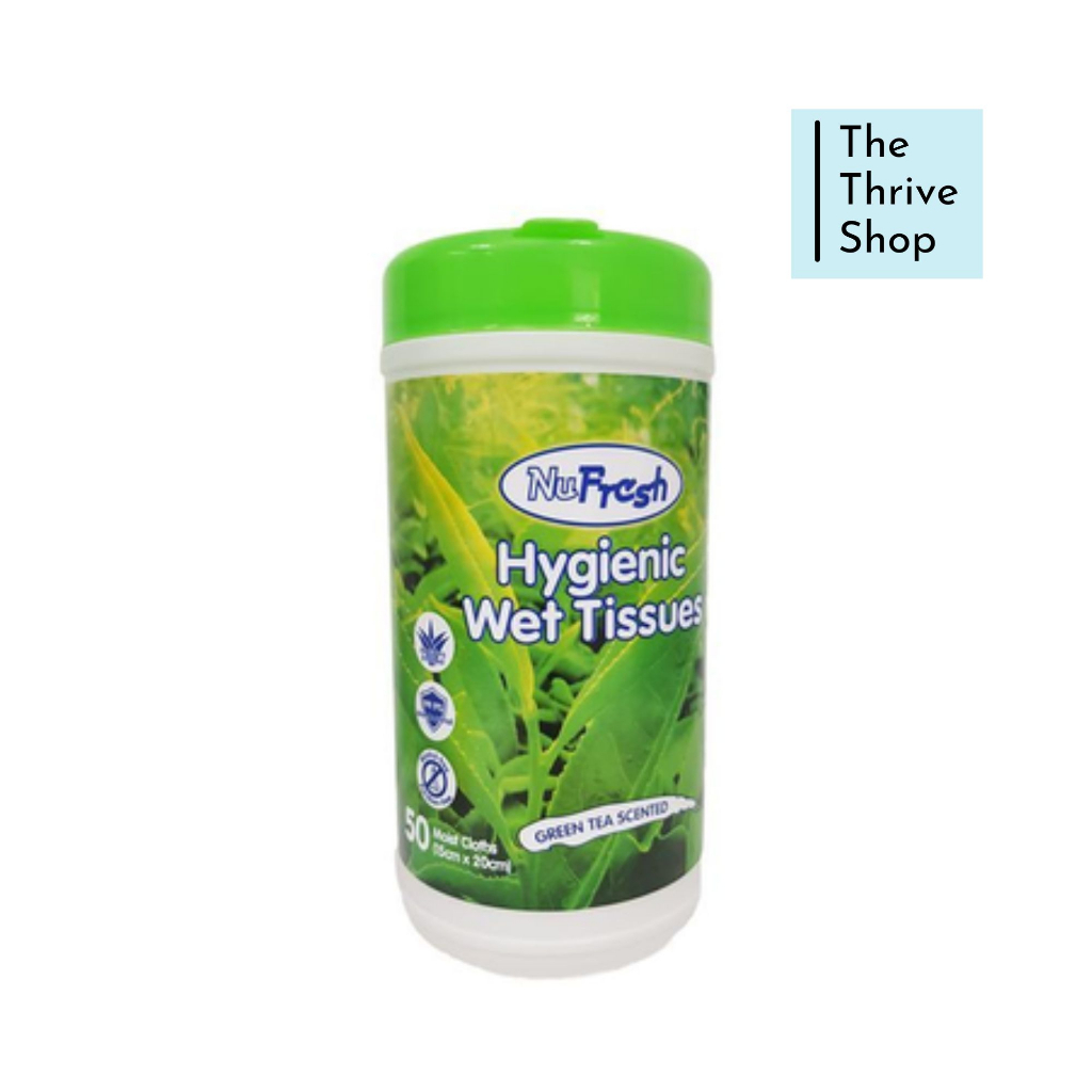 TTS - NuFresh Hygenic Wet Tissues - Green Tea (50s x 12 Canisters ...