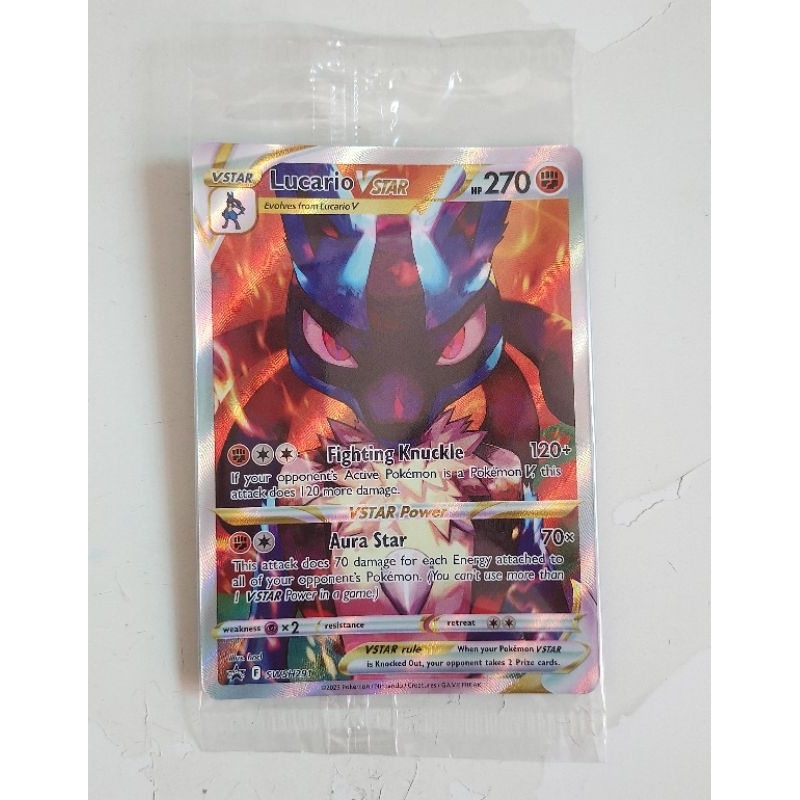 Pokemon swsh291 lucario vstar promo card | Shopee Singapore