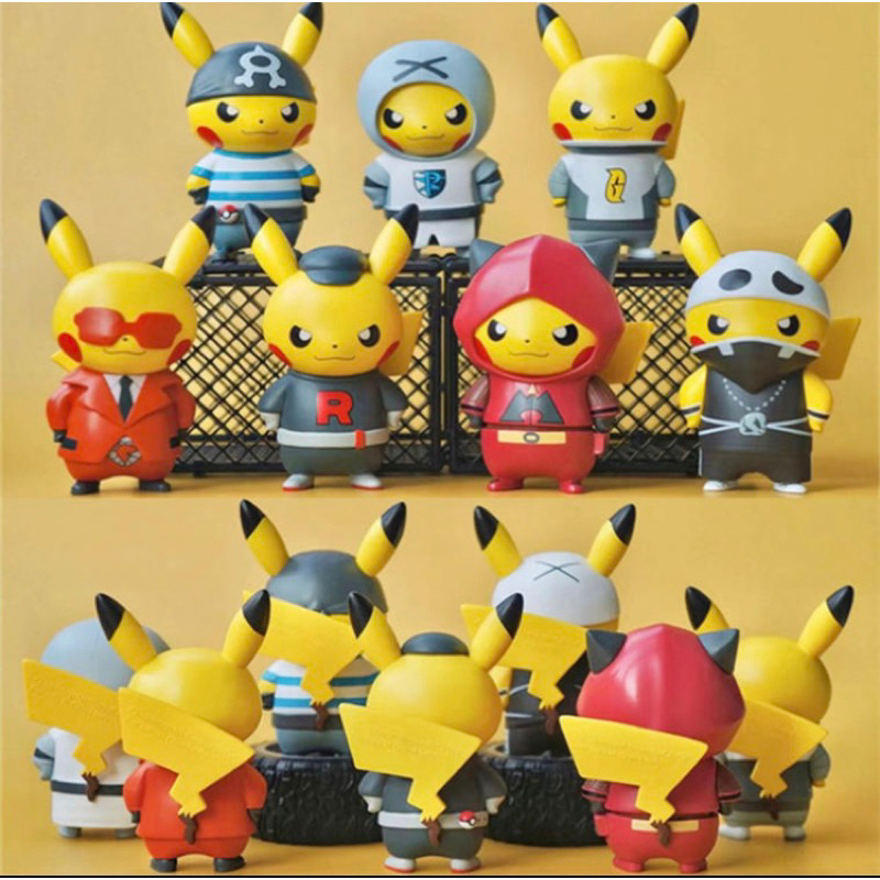 Pokémon Pikachu Villain Costume Series figurines | Shopee Singapore