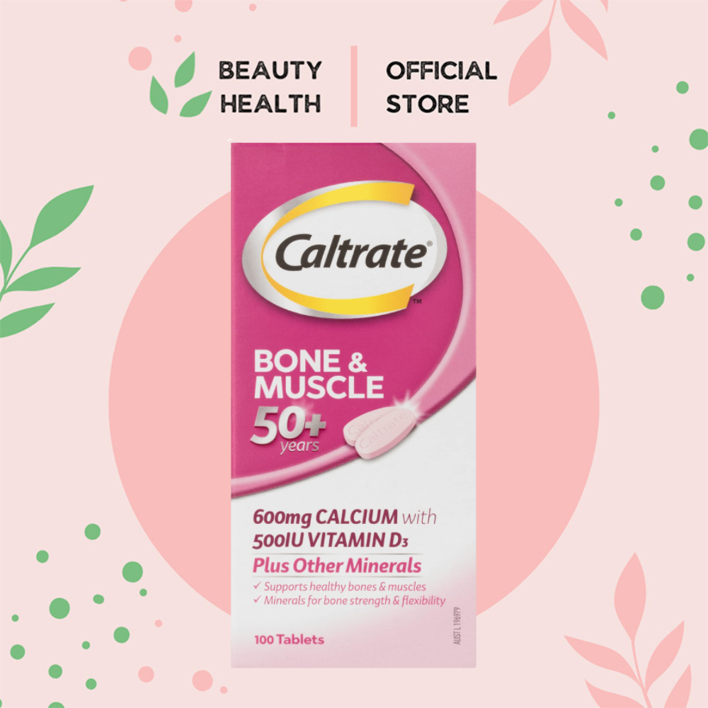 Caltrate Bone and Muscle 100 Tabs | Caltrate Bone and Muscle 50+ 100 ...