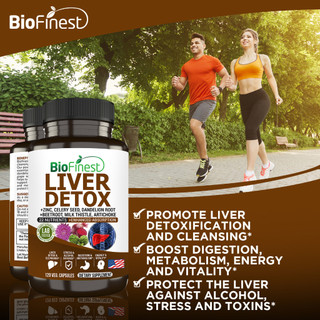 Biofinest Liver Detox Supplement - Milk Thistle Celery Seed Beetroot ...