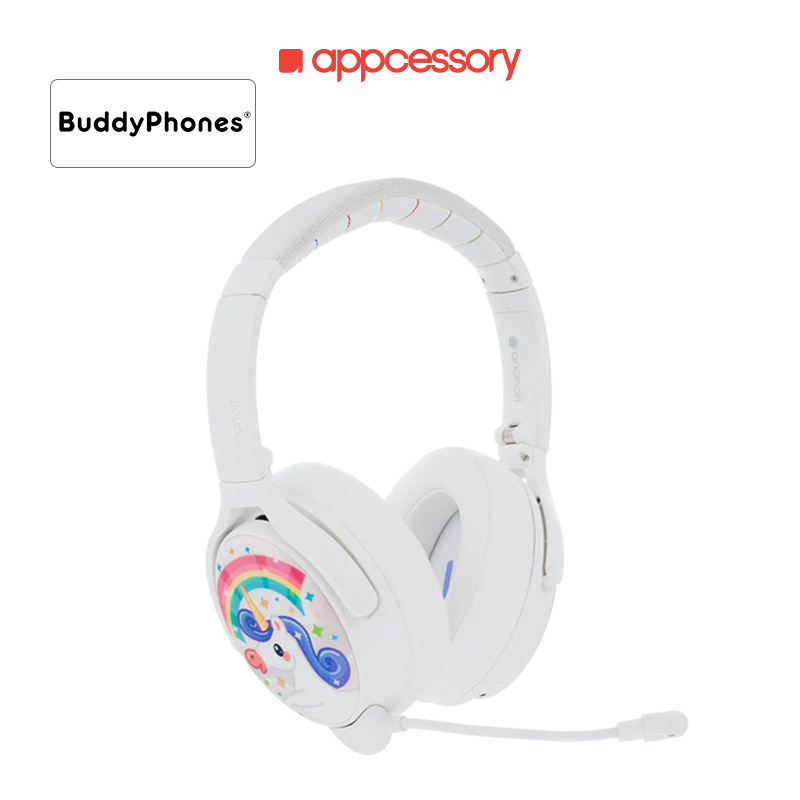 BuddyPhones Cosmos+ Wireless/Wired Kids Headphone with Noise ...