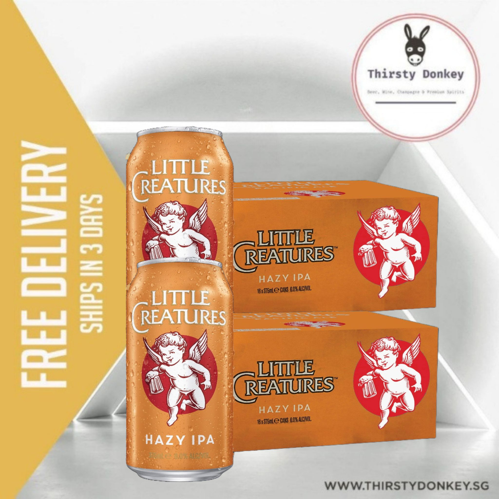 Little Creatures Hazy IPA - 375ml x 16 cans (Bundle of 2) (BBD: 07/2025 ...