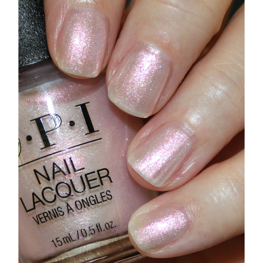 OPI Throw Me a Kiss SH2 15ml Nail Polish Pink Shimmer Infinite Shine ...