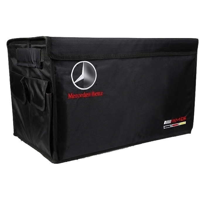 For Mercedes' Car rear trunk Organizer Multi Pocket Sturdy Foldable ...