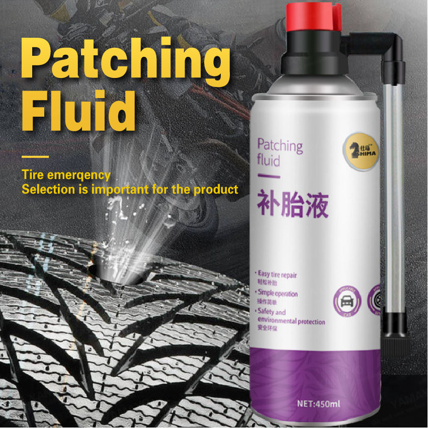 Pneumatic Tyre Filing Fluid || Tire Sealer Inflator Spray Emergency ...