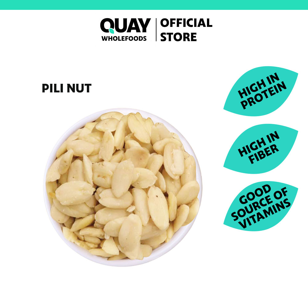 Unsalted Pili Nut ( 100g / 200g / 500g ) Indonesia - Quay Wholefoods ...