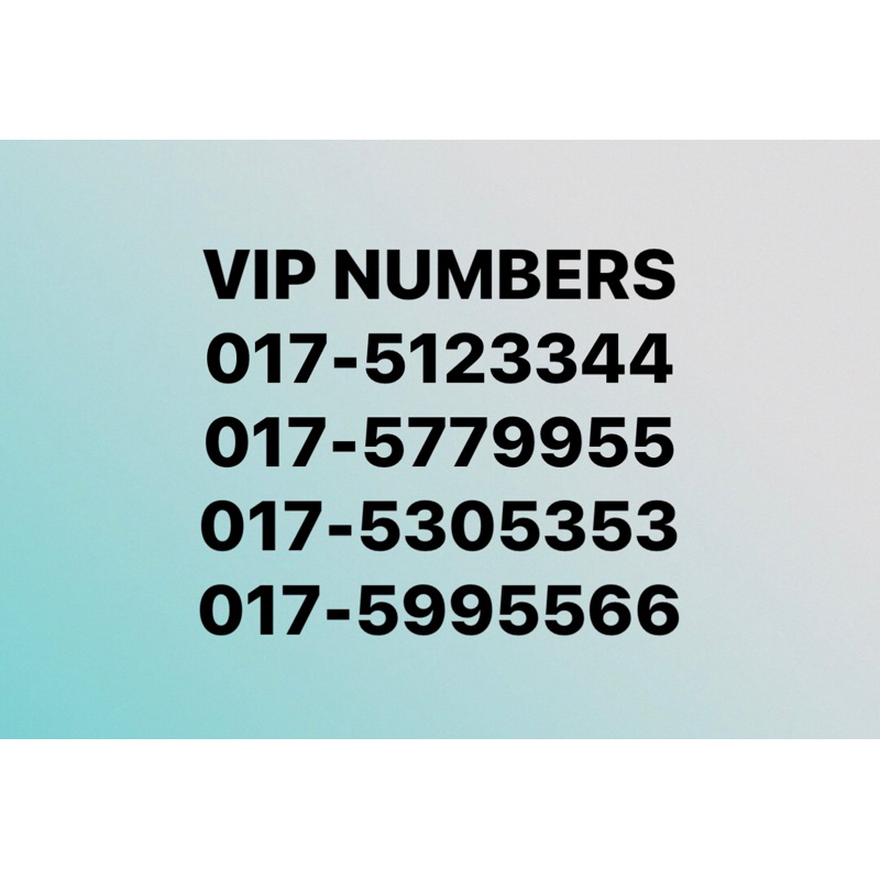 VIP Numbers Malaysia ONEXOX SIM card prepaid or postpaid | Shopee Singapore