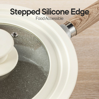 Carote Silicone Glass Lid With Knob Multi-fuctional 3 in1 Tempered ...