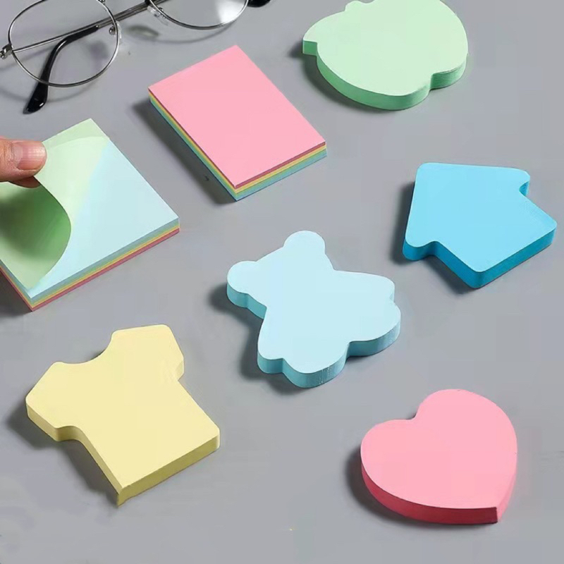 Creativity Shape 【20PCS】Color Sticky Notes post-it note Cut Student ...