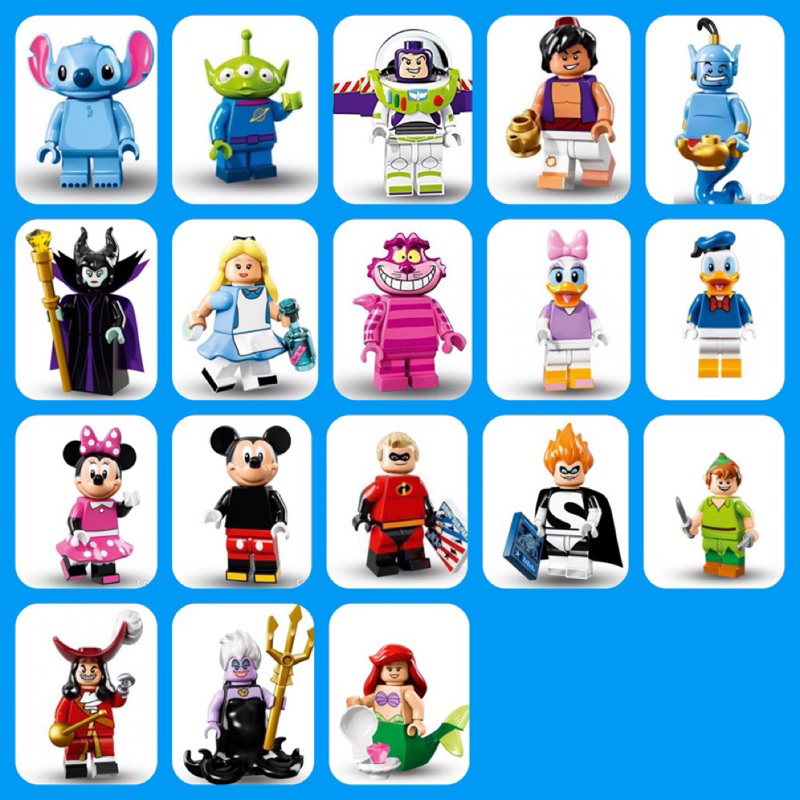 * Pick a Minifigure * LEGO 71012 Disney Series 1 Minifigure | Shopee ...