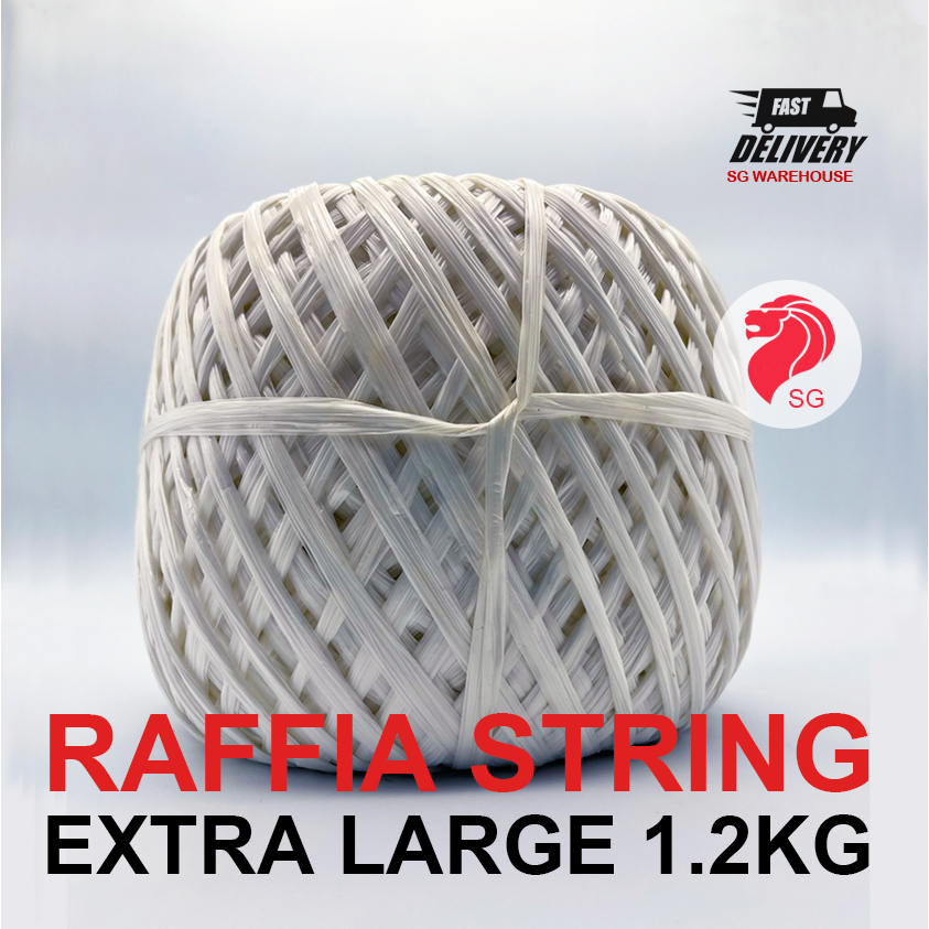 [SG STOCK] 1.2kg Thick Quality Raffia String Extra Large | Shopee Singapore