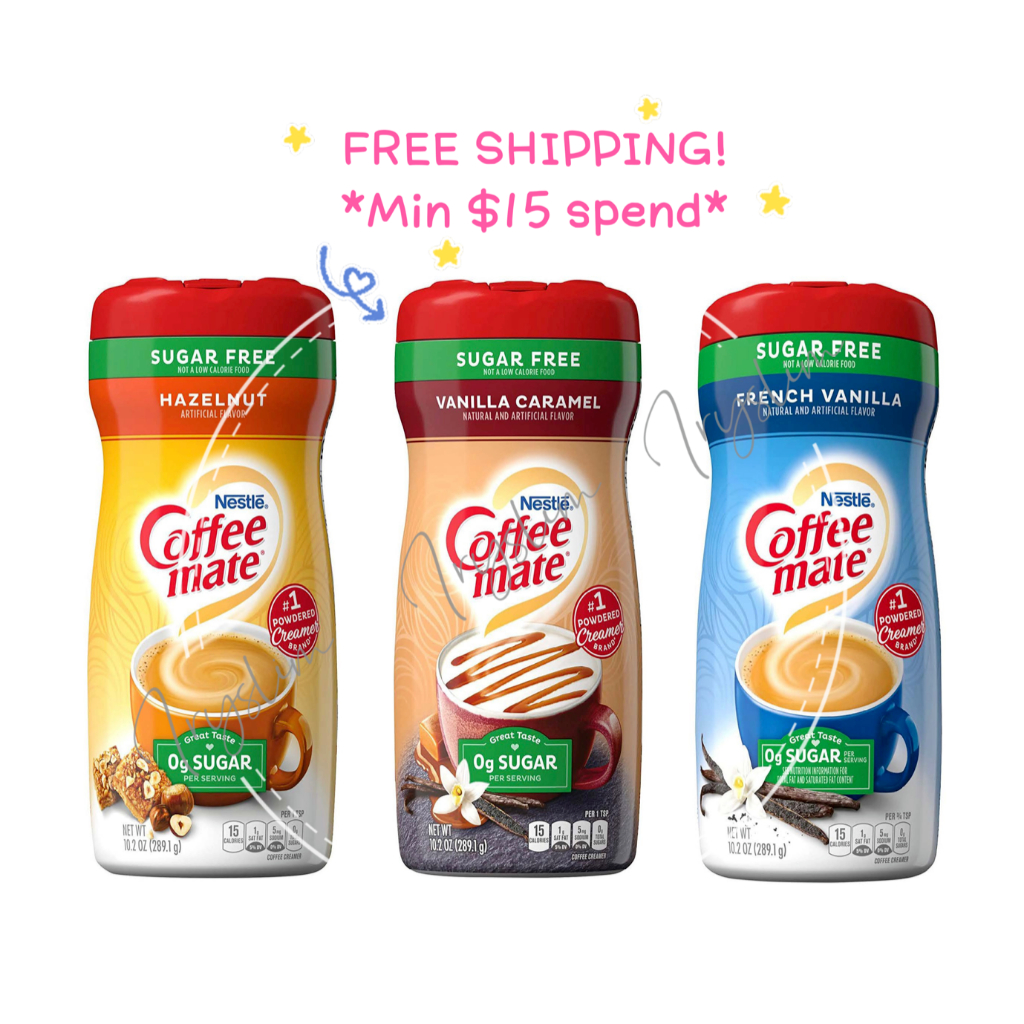 Nestle Coffee Mate Powder Coffee Creamer, Sugar Free, 10.2 oz | Shopee ...