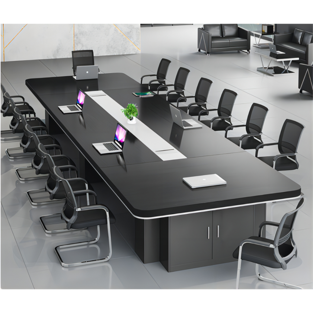 Perfect design Conference Table with large desktop and a steady frame ...