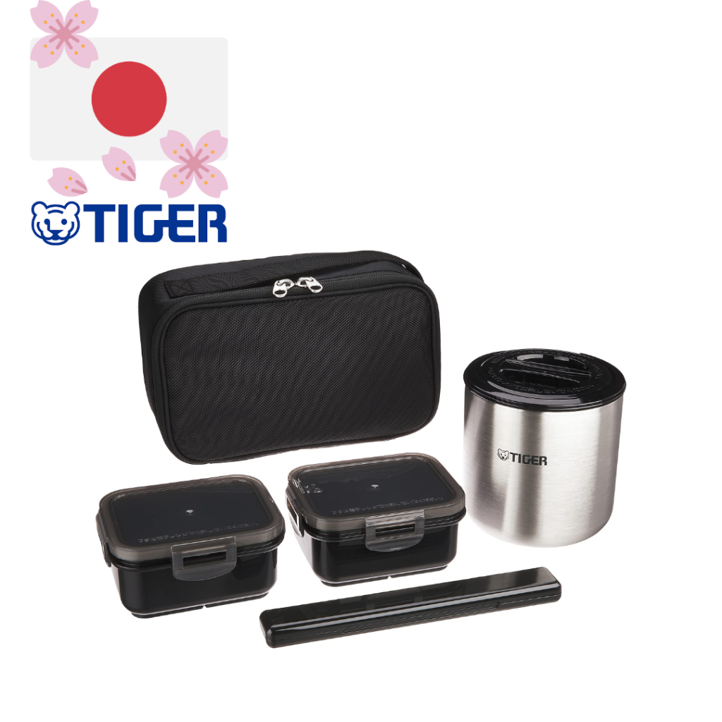 Tiger Vacuum Flask Insulated Lunch Box Stainless Steel Lunch Jar with ...
