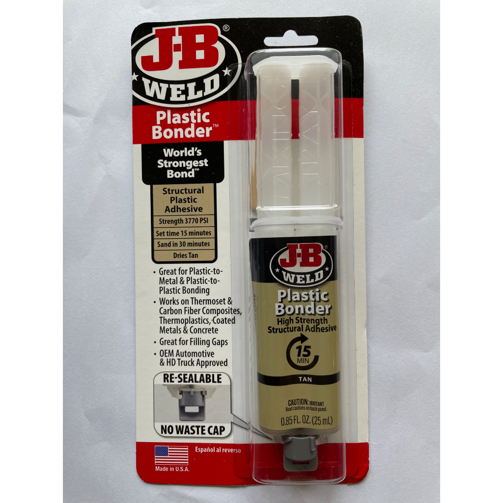 JB 50133 Plastic Bonder Structural Plastic Adhesive 25 ml Metal ...