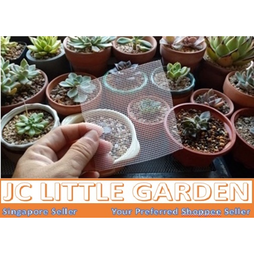 Jclsgp Flower Pot Hole Cover Drainage Hole Mesh Plastic Mesh Prevent ...