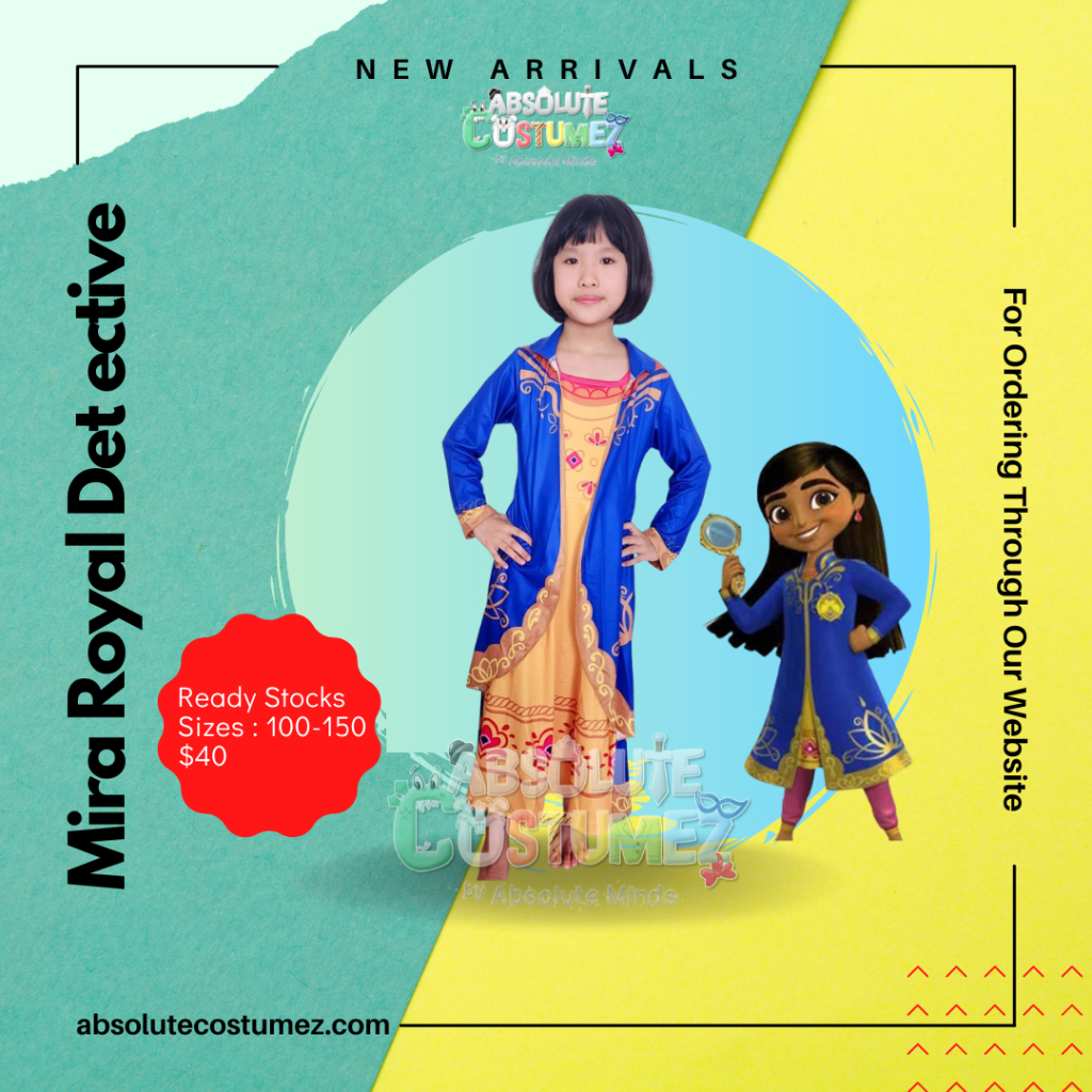 SG Local Seller Princess Mira the Royal Detective Dress/Occupation/Princess Costumes | Shopee ...