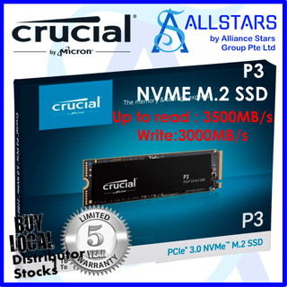 Crucial P3 500GB / Crucial P3 1TB / Crucial P3 2TB / Crucial P3 Plus ...