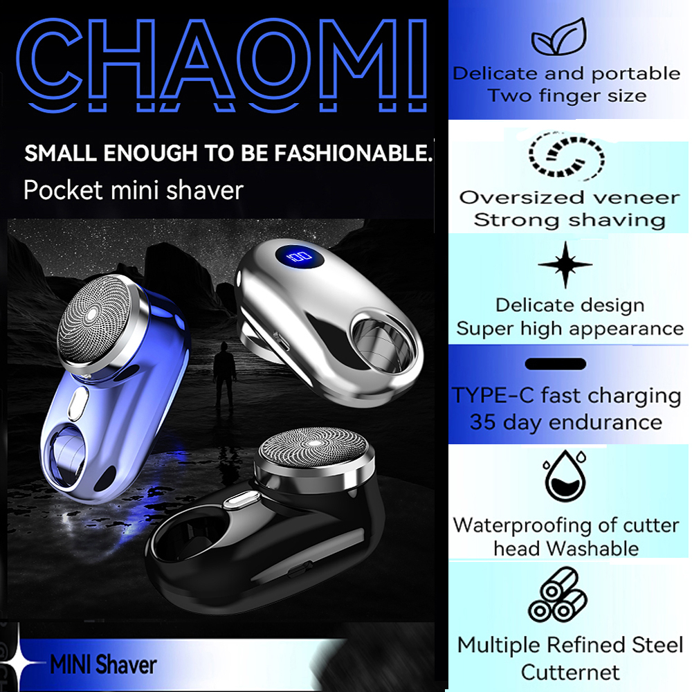 Mini Shave Electric Razor For Men Portable Pocket Electric Mini Shaver ...