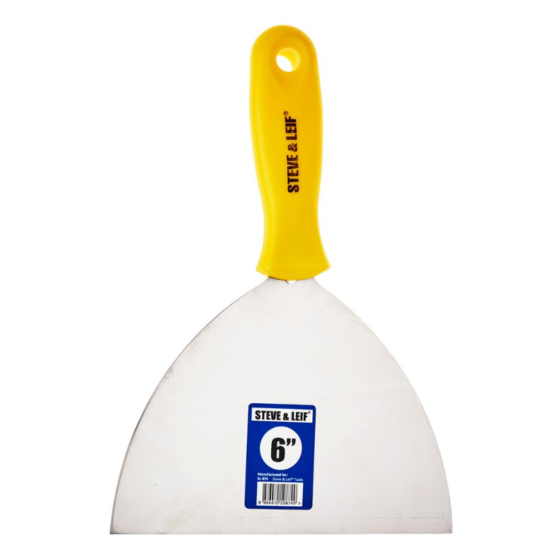 Steve & Leif Stiff Scrapers With Yellow Handle (1/1.5/2/2.5/3/3.5/4/5/6 ...