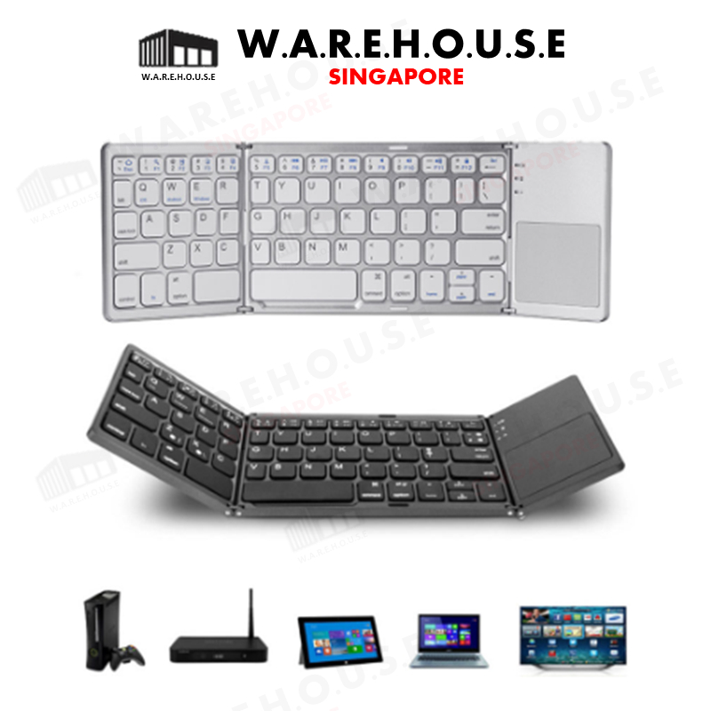 [Warehouse] B033 Mini Folding Keyboard Bluetooth Wireless Touchpad ...