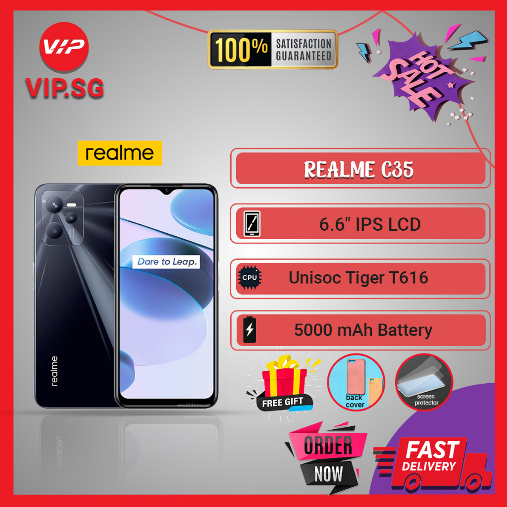 Realme C35 Ram 4GB Rom 128GB Brand New Set With Official Warraty ...