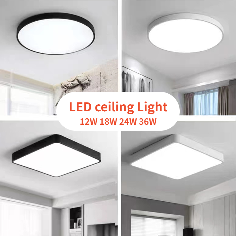 European style LED Ceiling Light led light Tricolor Bedroom light ...