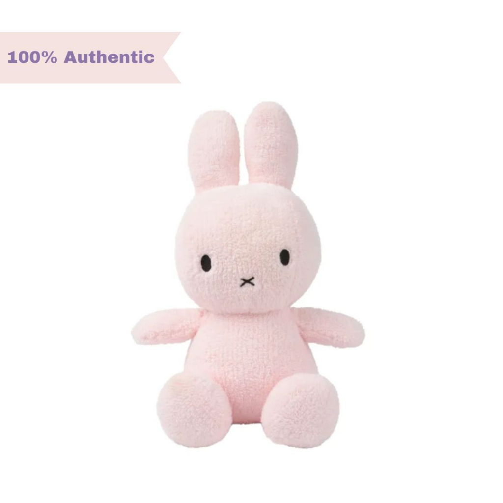 Cute and Authentic Miffy Terry Light Pink Plush Toy 33cm | Shopee Singapore