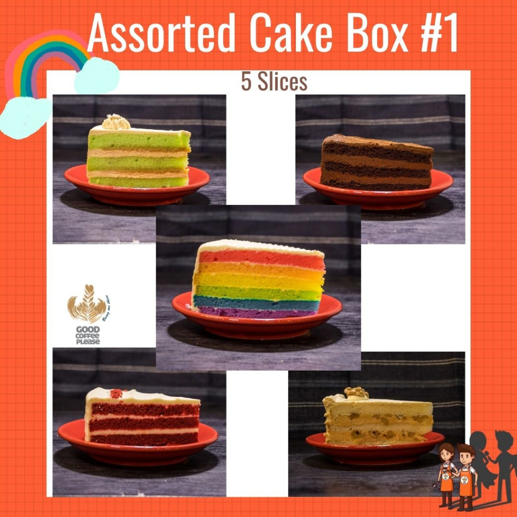Assorted Cake Box#1 - 5 Slices | Shopee Singapore