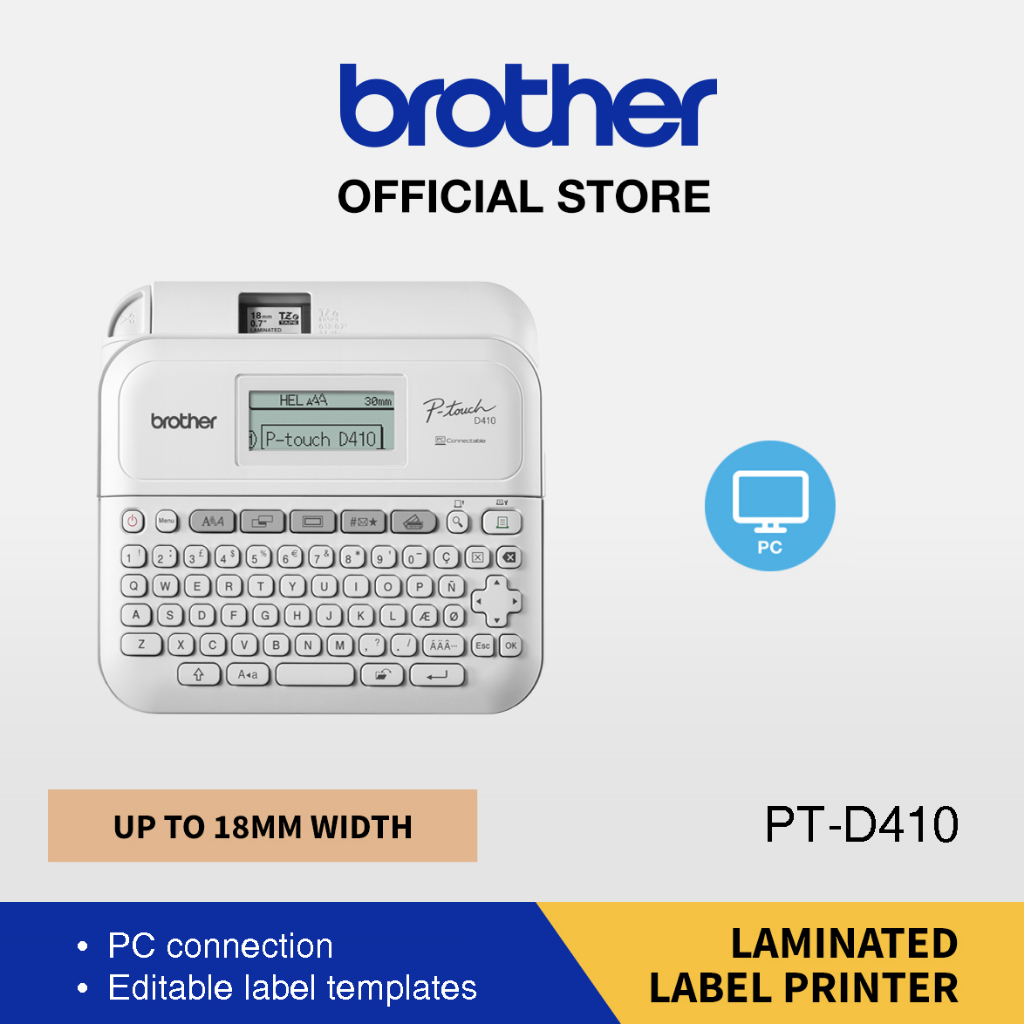 Brother PT-D410 Label Printer | Shopee Singapore