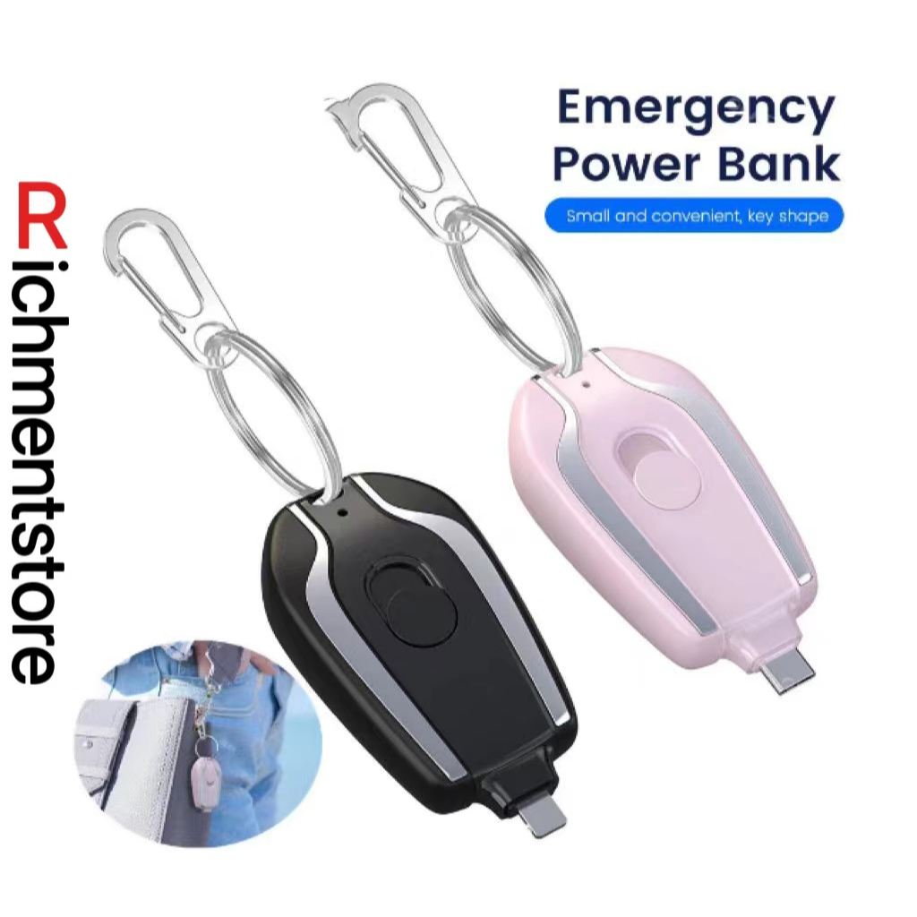 Mini Portable External Mobile Emergency-Charger Rechargeable Power Bank ...