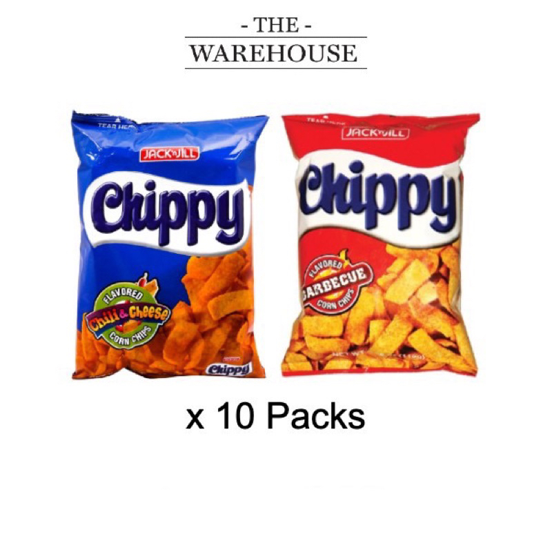Jack N Jill Chippy Corn Chips BBQ / Chili Cheese 10 x 110g (Local Stock ...