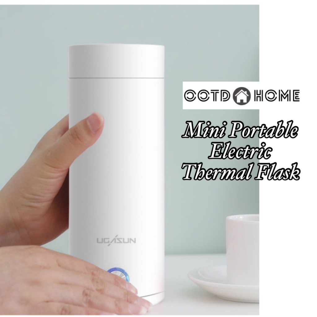 [OOTD_HOME] 400ml Portable Mini Electric Flask Kettle, Fast Heating ...