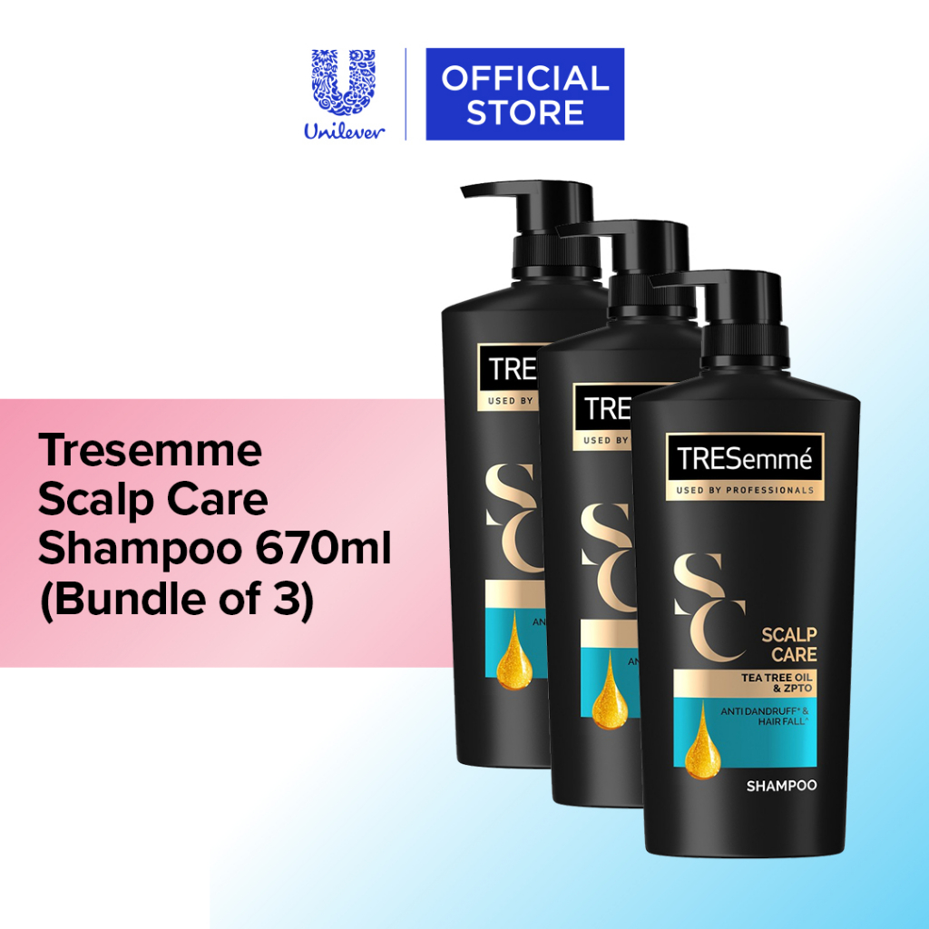 [Bundle of 3] Tresemme Shampoo 620ml/670ml | Shopee Singapore